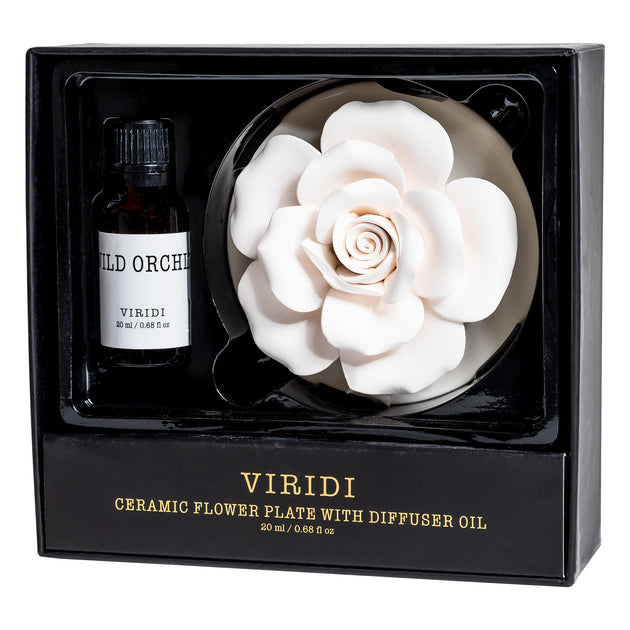 Ceramic Flower Plate Diffuser – goviridi